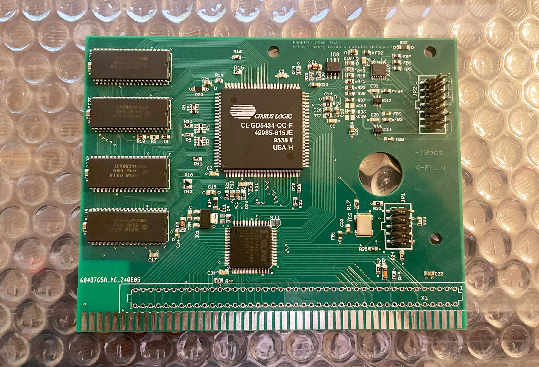 A500-GraKa GBAPII++ Amiga Graphics Card built and tested - Vintage ...