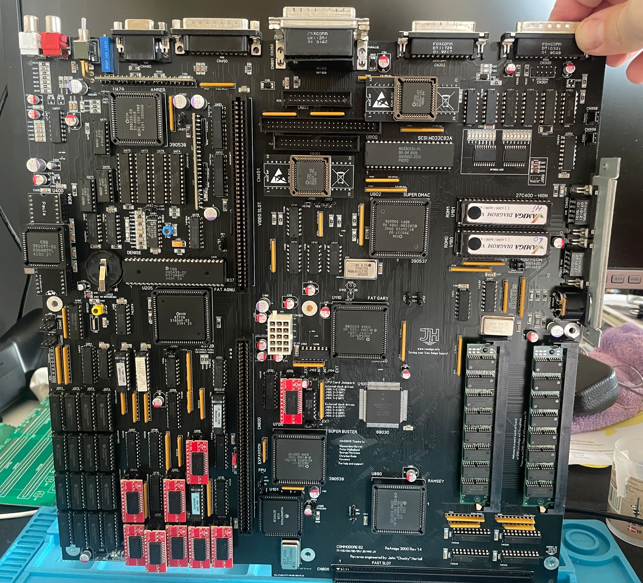 ReAmiga 3000 motherboard is fully built and tested - Vintage Amiga ...